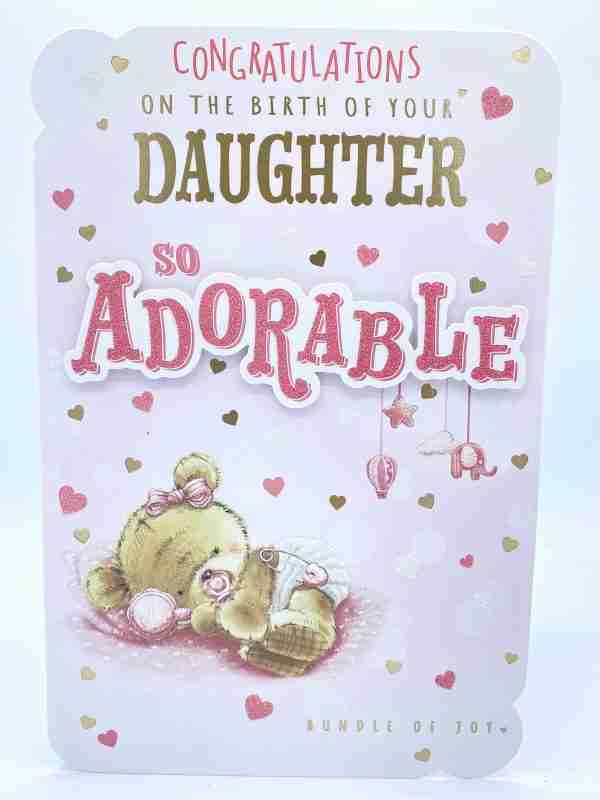 On The Birth Of Your Daughter Card - Cardmarkets