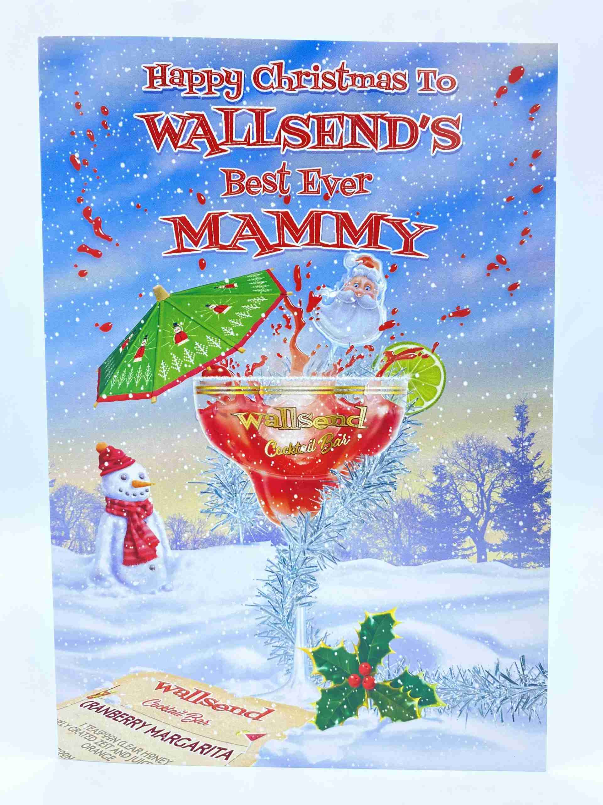 Wallsend's Best Ever Mammy Christmas Card - Cardmarkets