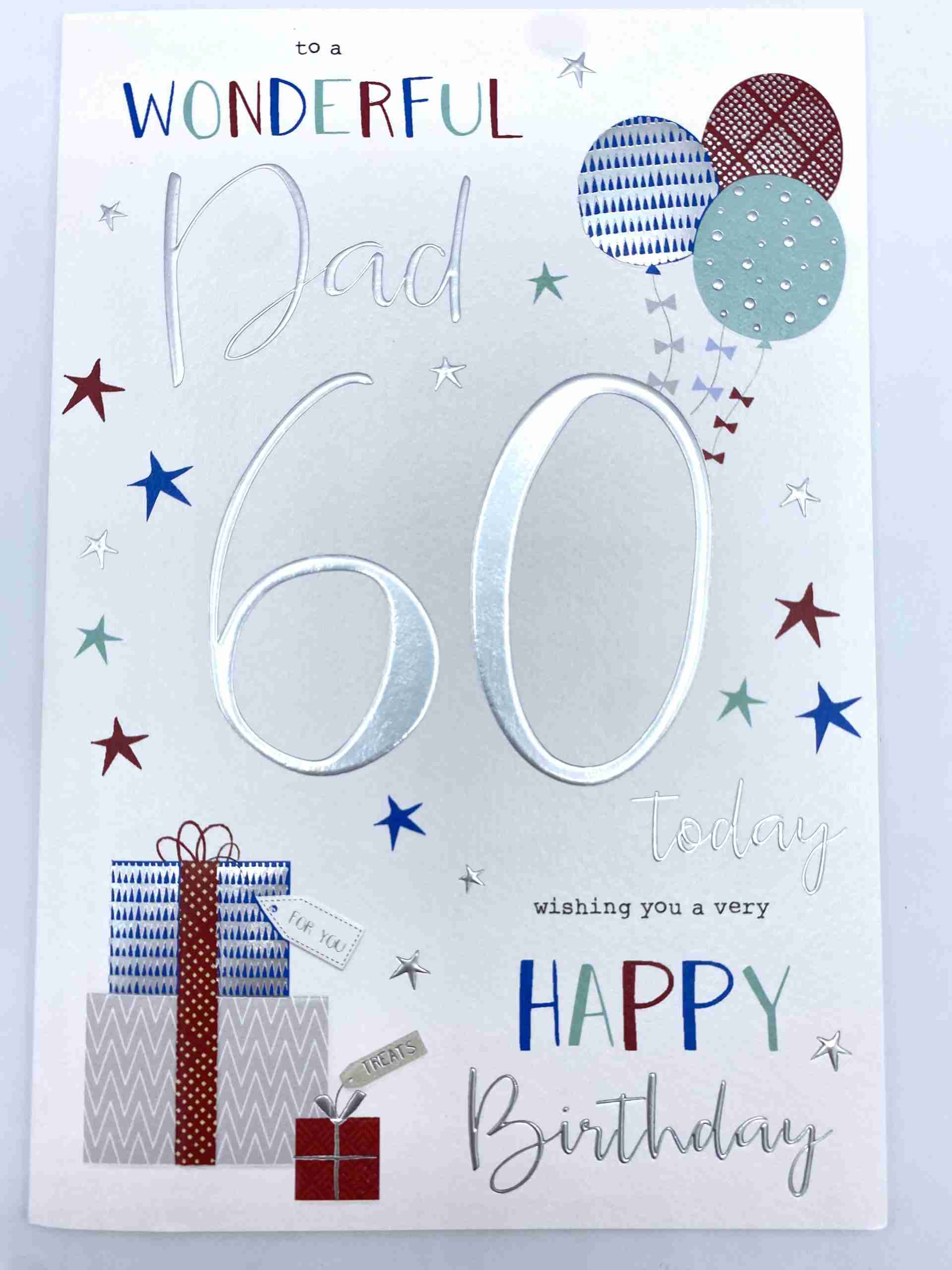 To a Wonderful Dad on Your 60th Birthday Card - Cardmarkets
